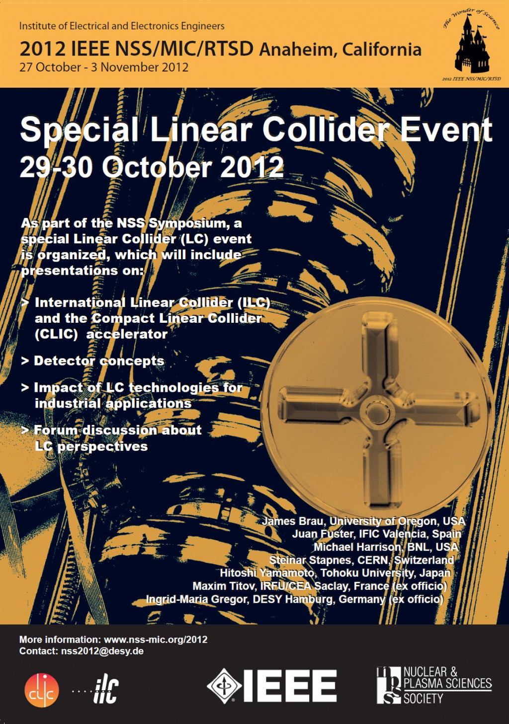 IEEE Linear Collider Event meeting poster | ILC Newsline